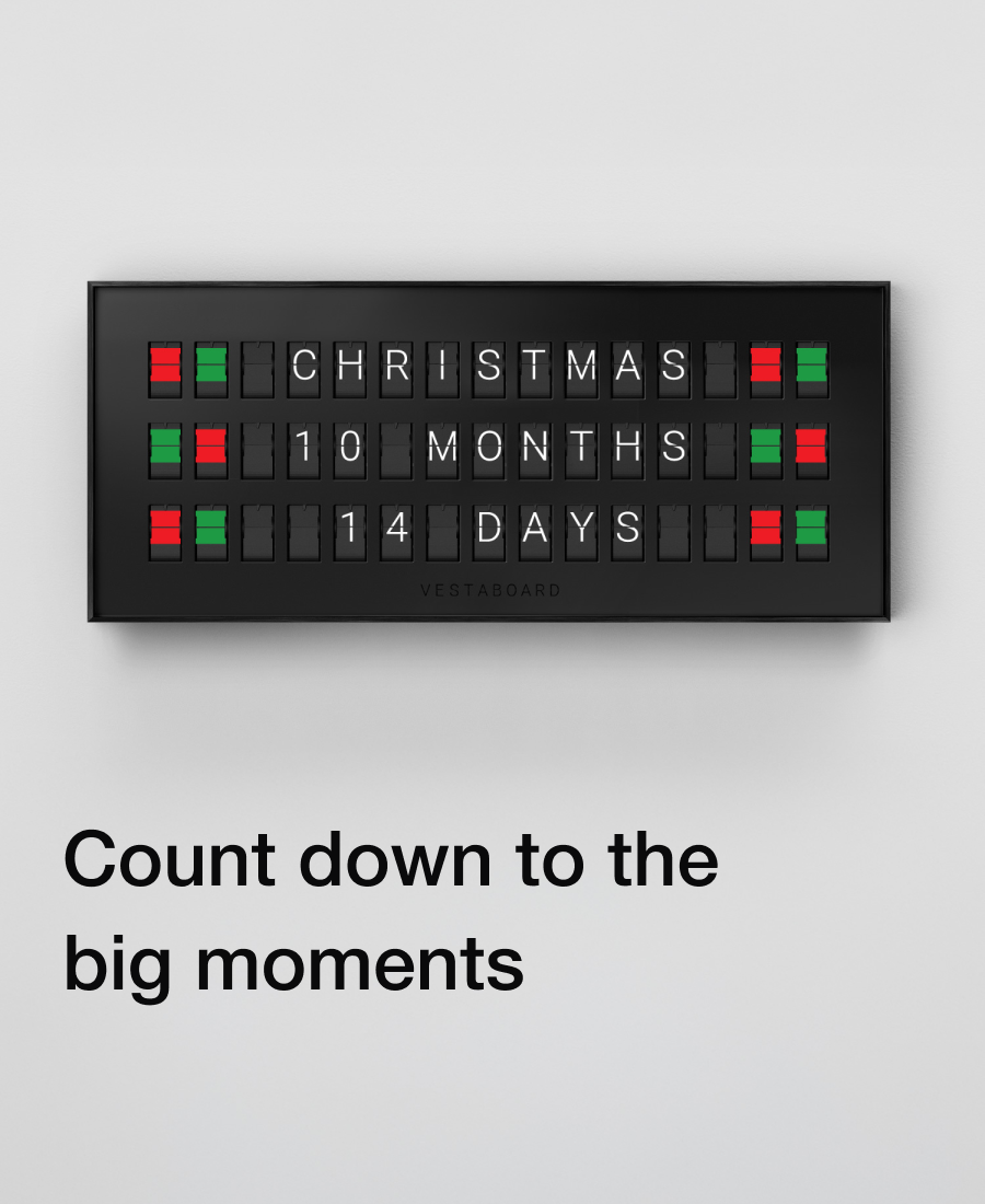 Vestaboard Note - Set the tempo for the ones you love